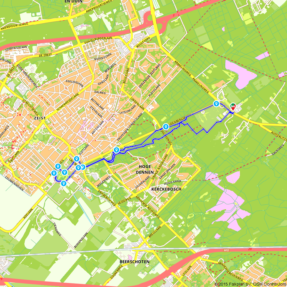 288493 Napoleon route along Slot Zeist 9.8 km