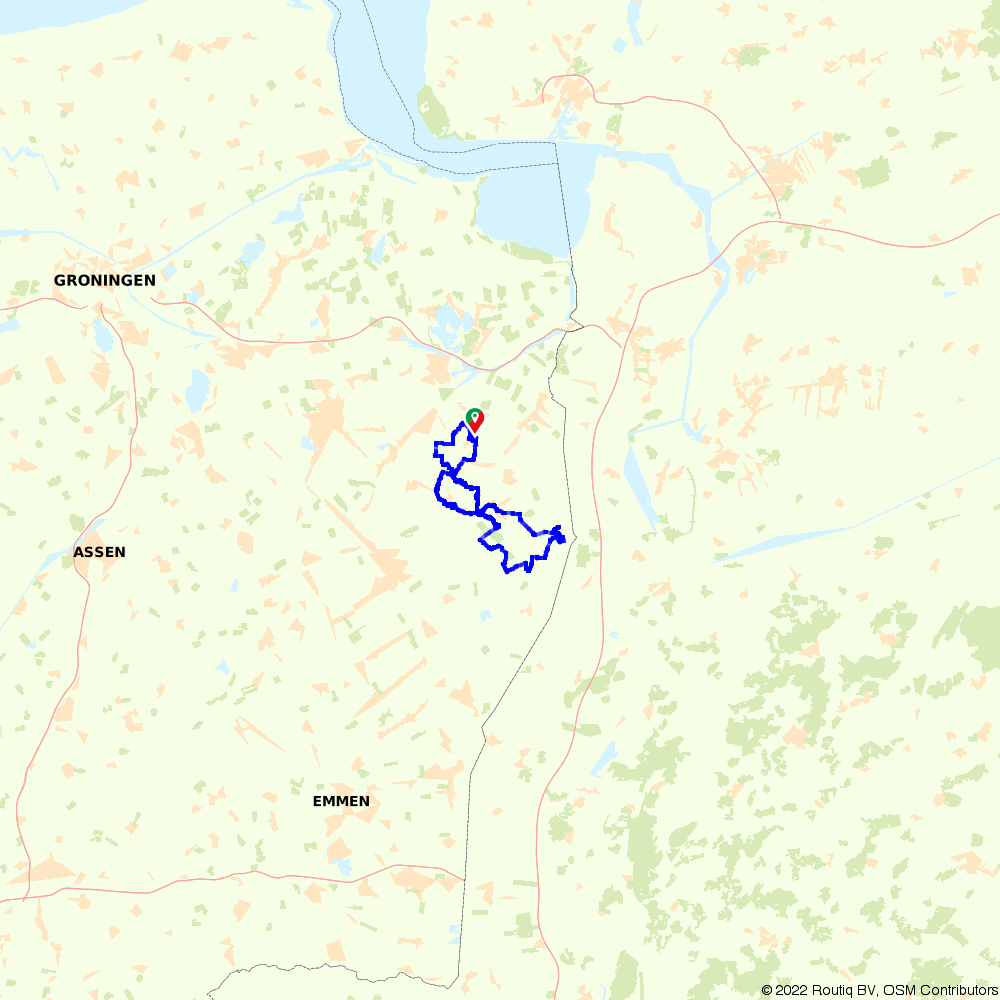 Rondje Ruiten Aa, Onstwedde en Bourtange - Westerwolde - Fietsroute ...