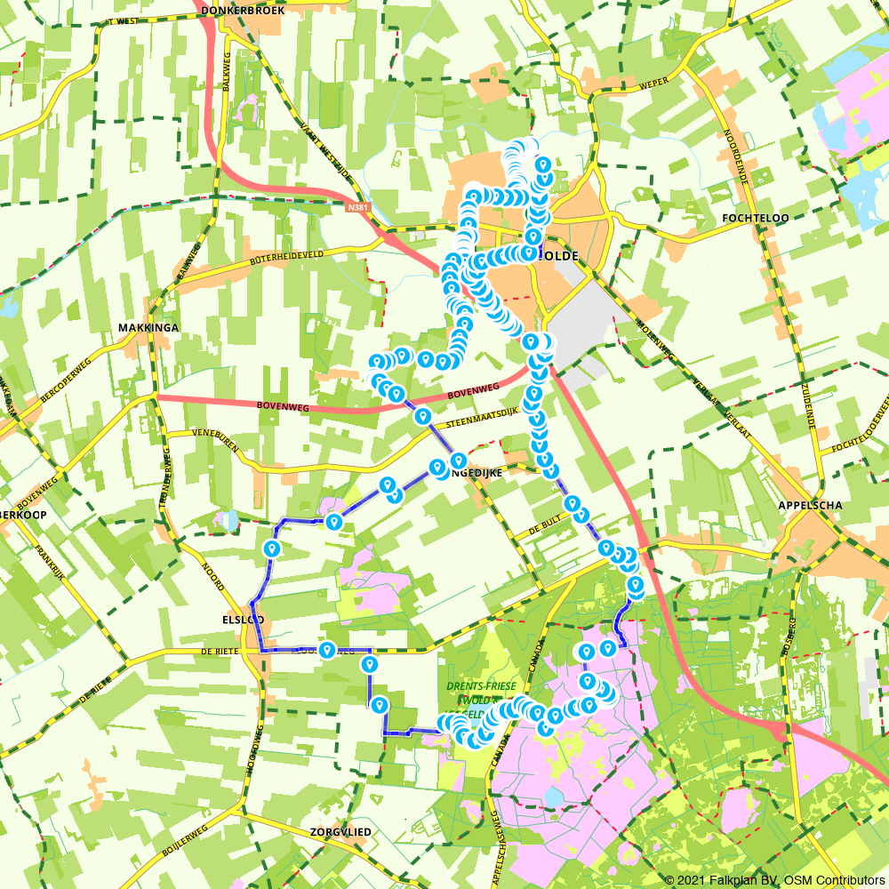 2930759 Round 9 Oosterwolde Drents Friese Wold Bonifatius monastery path