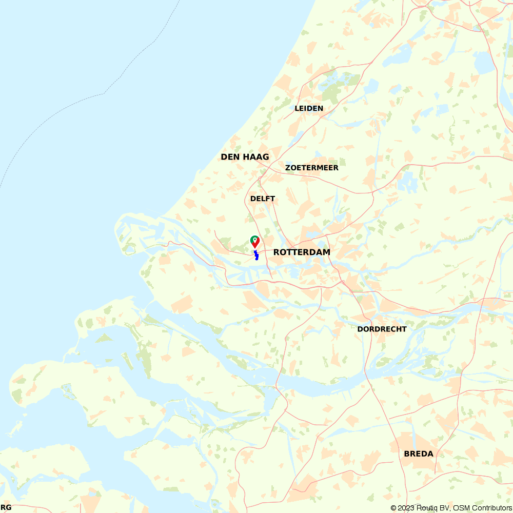 Walking route Delfland Trekvaarten Vlaardingen 5 km - Vlaardingen ...