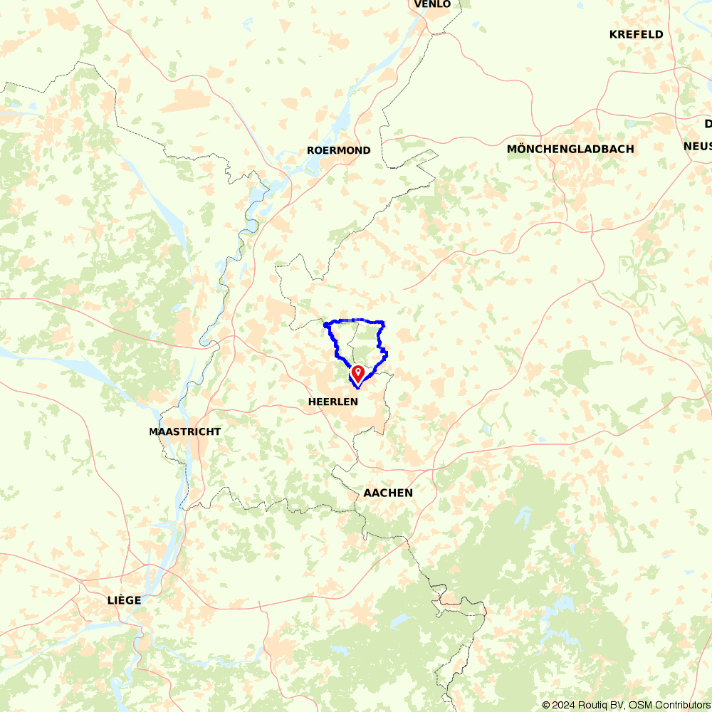 Landgraaf-Gangelt-Schinveld-Landgraaf - Landgraaf - Cycling route ...