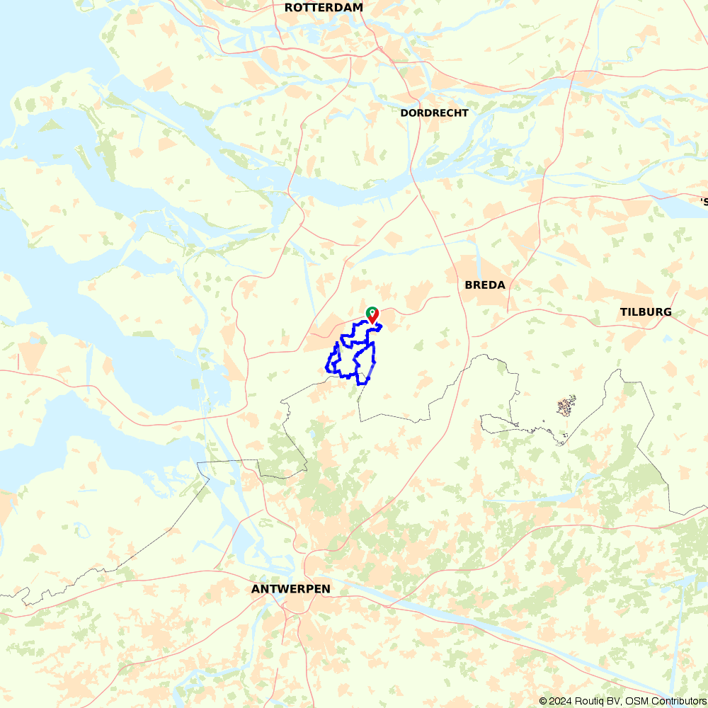 Tour of Rucphen Forests and Visdonk Estate - Rucphen - Cycling route ...