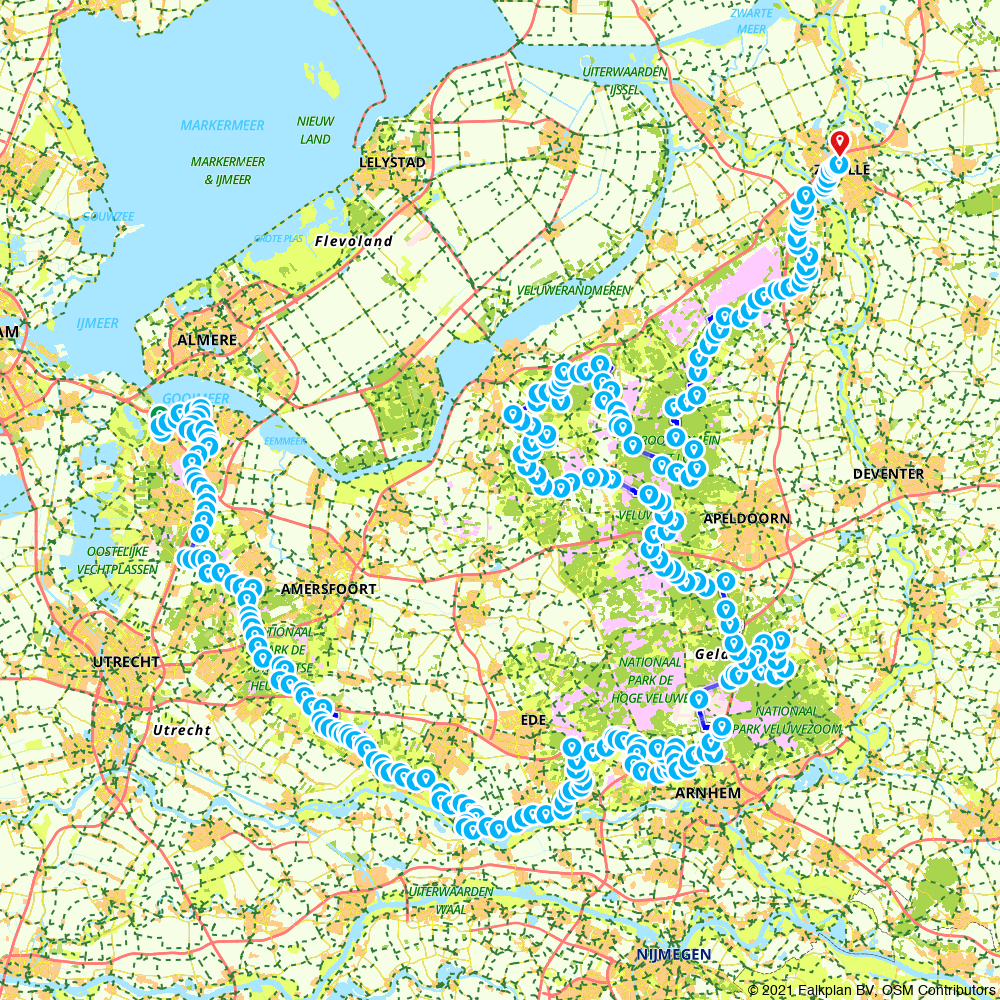 GREEN DIVIDE by Erwin Sikkens - Gooise Meren - Cycling route | Route.nl