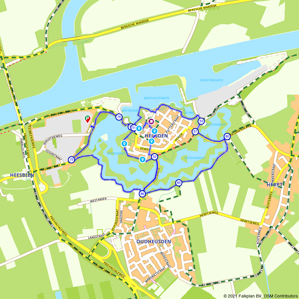 Stadswandeling Heusden en vestingwerken - Heusden - Wandelroute | Route.nl