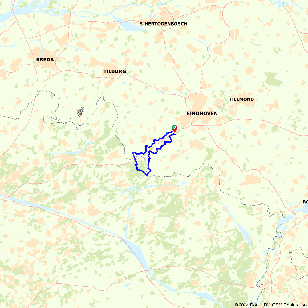 Tour of Postel Abbey and the Peelsche Heide - Eersel - Cycling route ...