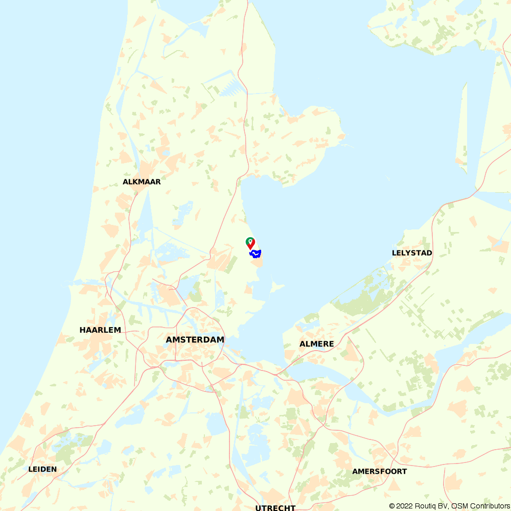 Edam-Volendam - Edam-Volendam - Hiking route | Route.nl