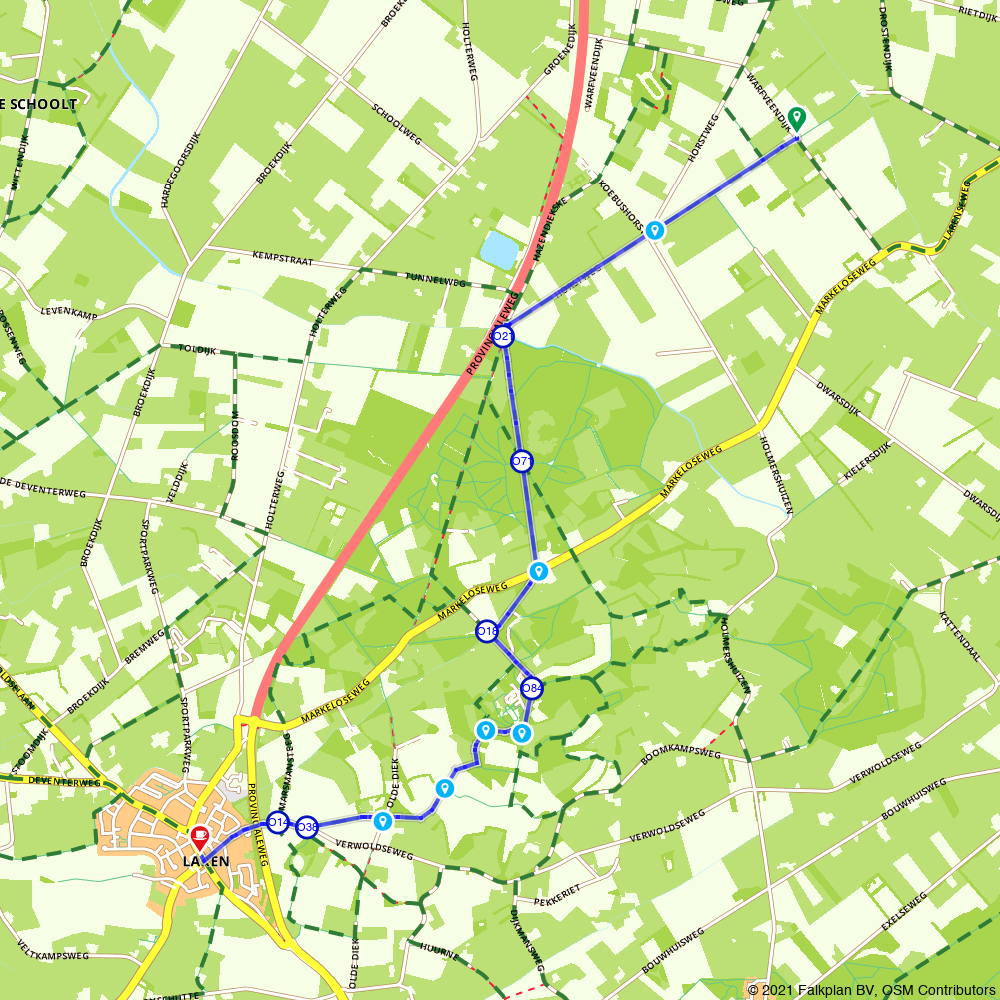 Pieterpad etappe 12b - Lochem - Wandelroute | Route.nl