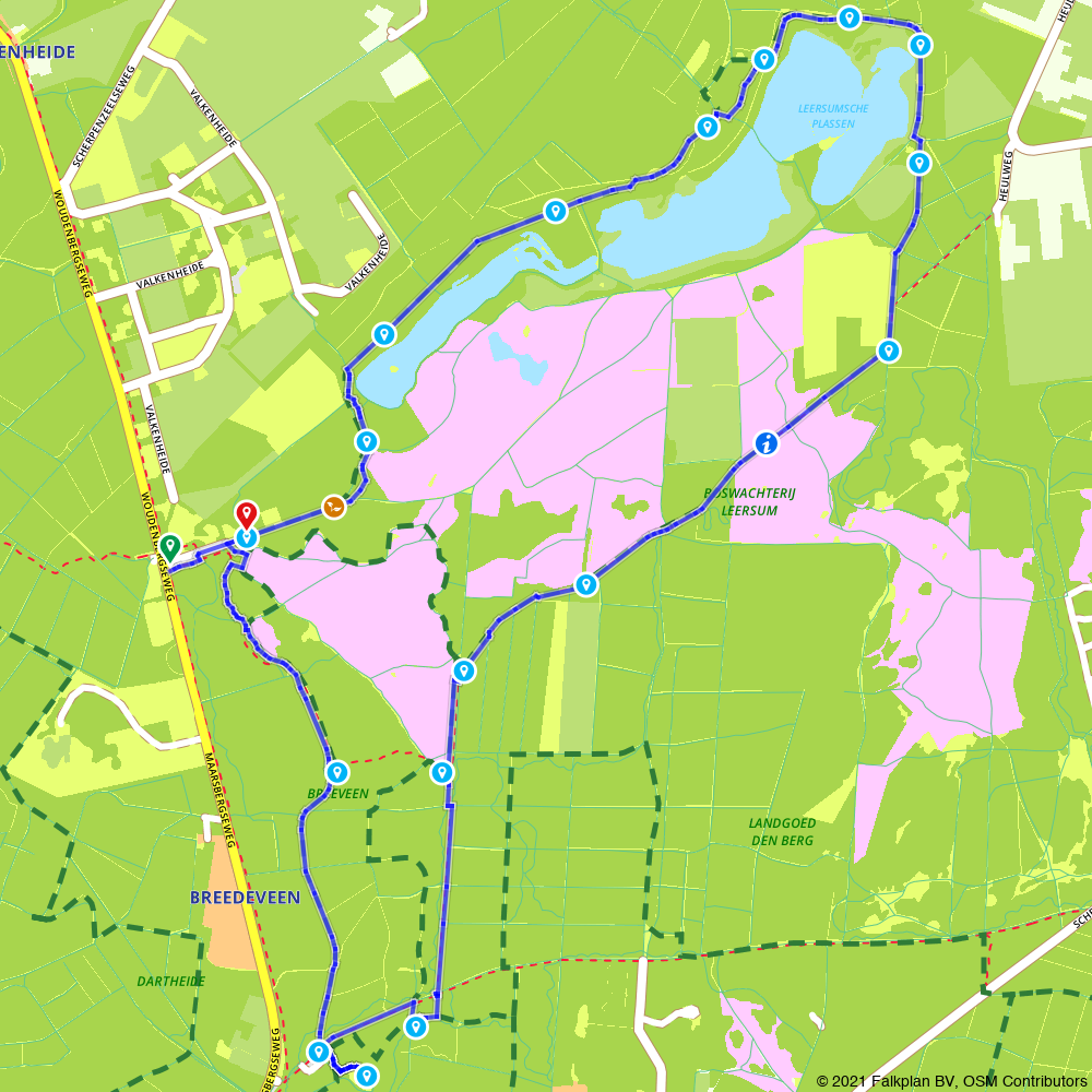 Leersum field route - Utrechtse Heuvelrug - Hiking route | Route.nl