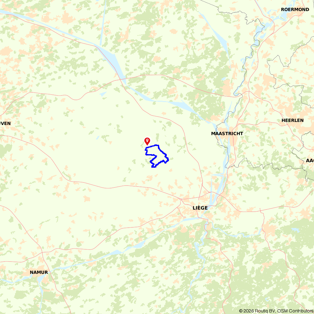 Pit route borgloon - Borgloon - Cycling route | Route.nl