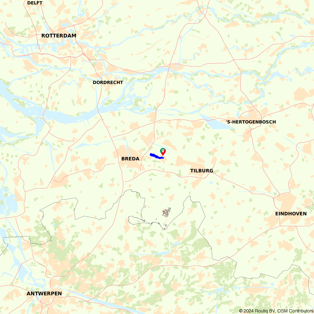 Surae walking route in Boswachterij Dorst - Gilze en Rijen - Hiking ...