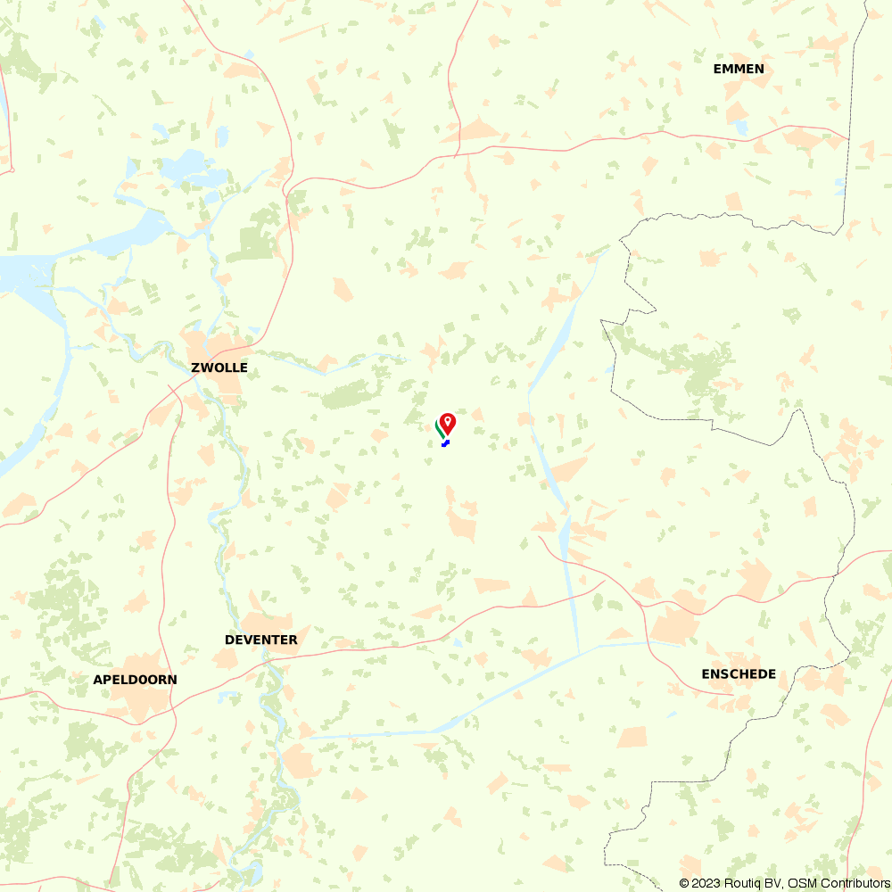 Round Reggedal: past Egede and Kokhuusie - Hellendoorn - Hiking route ...
