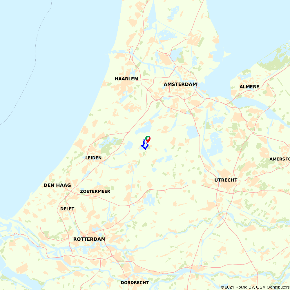 Newveen - Nieuwkoop - Hiking route | Route.nl