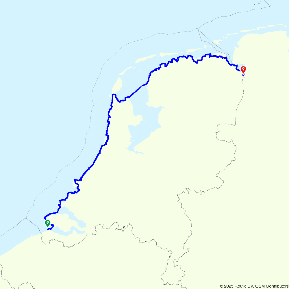 LF Coastal Route - Sluis - Cycling route | Route.nl