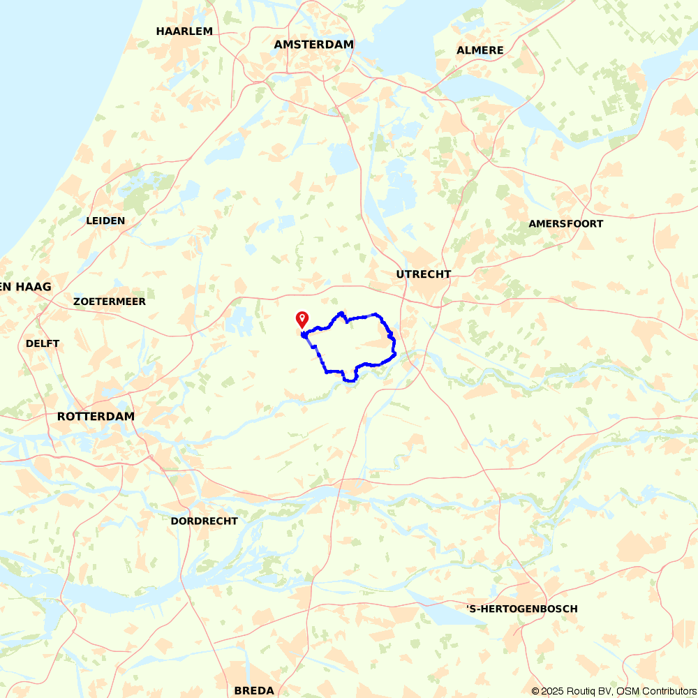 saturday morning route - Oudewater - Cycling route | Route.nl