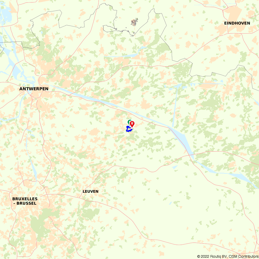 westerlo - Westerlo - Hiking route | Route.nl