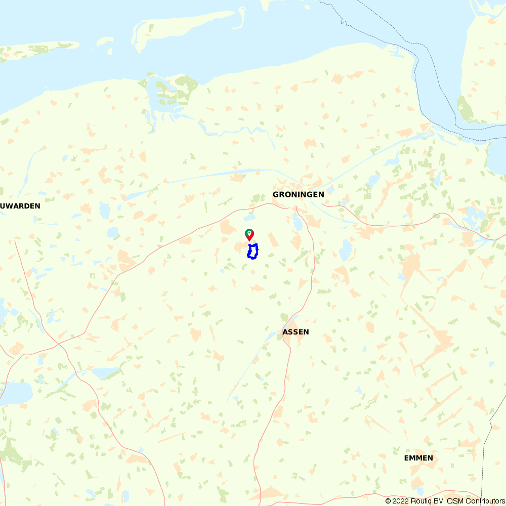 Mensinghebos (Start Roden) - Noordenveld - Hiking route | Route.nl