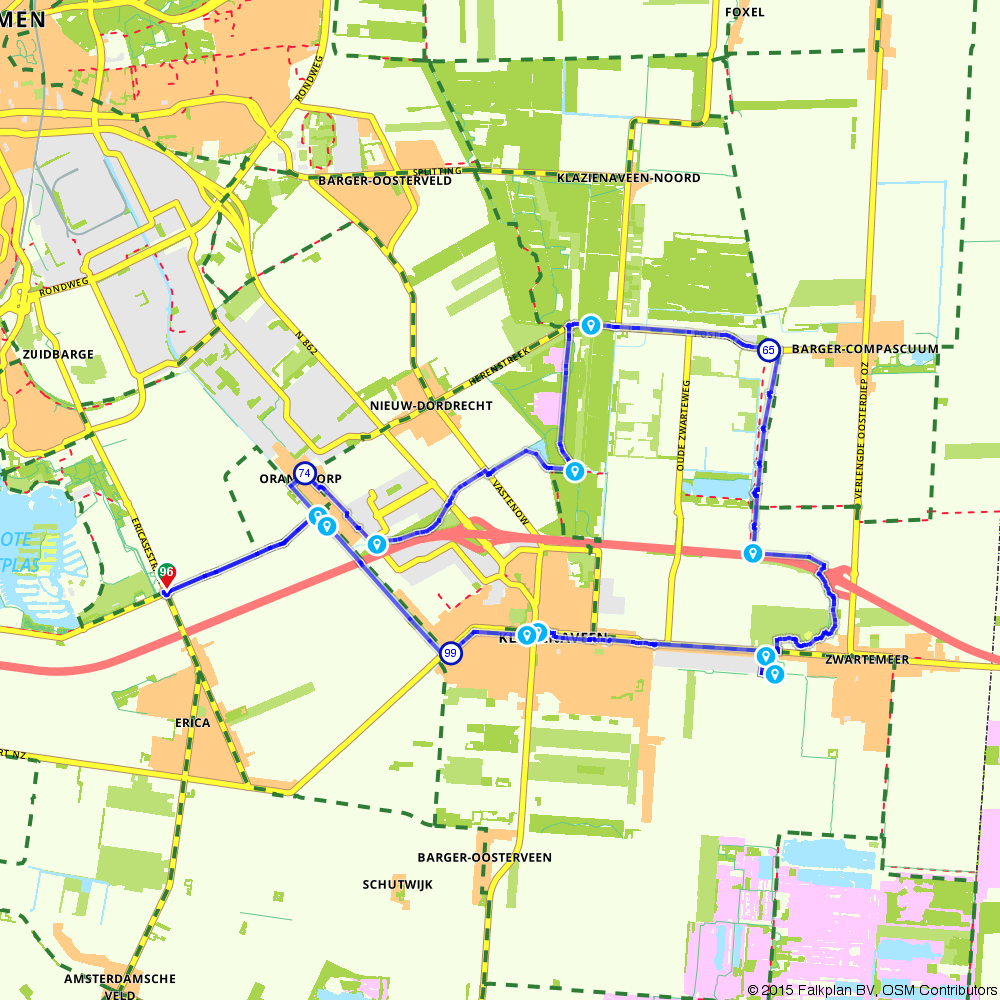 Tour of Erica Oranjedorp klazinaveen north Klazienaveen Erica - Emmen ...