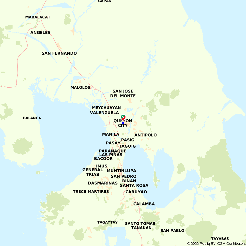 Elliptical Bicycle Loop Lane - Quezon City - Cycling route | Route.nl