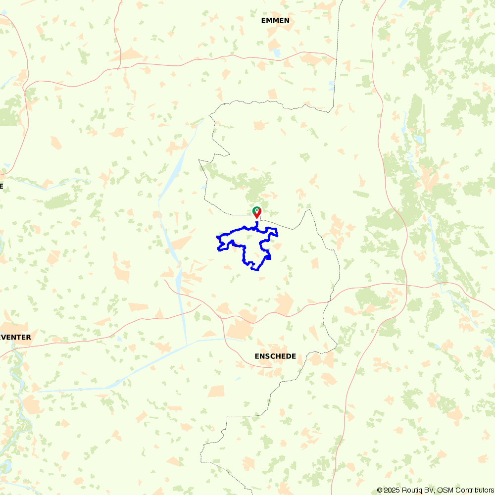 Tour of Hezingen, Tubbergen and Fleringen - Tubbergen - Cycling route ...