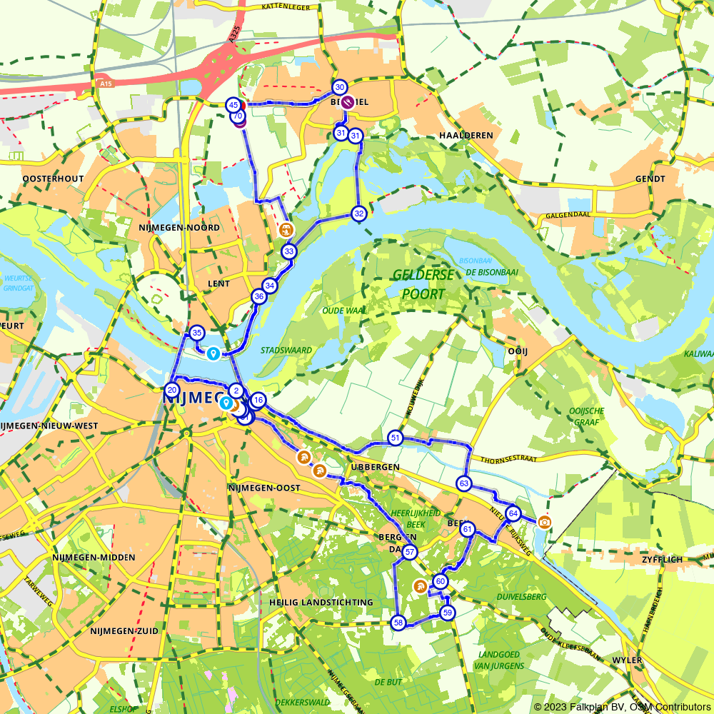 Discover Nijmegen's Roman past - Lingewaard - Cycling route | Route.nl
