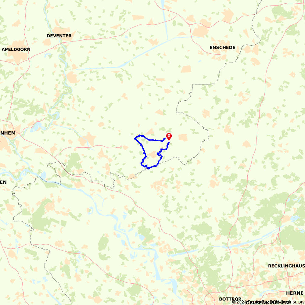 Rondje Aalten - Winterswijk - Fietsroute | Route.nl