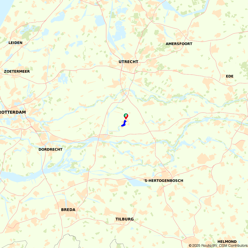 Tour of Leerdam and Merckenburg Castle - Vijfheerenlanden - Hiking ...