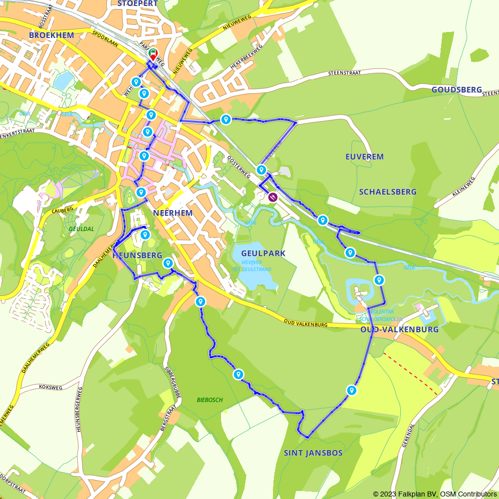 Take a walk around Valkenburg with Arriva - Valkenburg - Hiking route ...