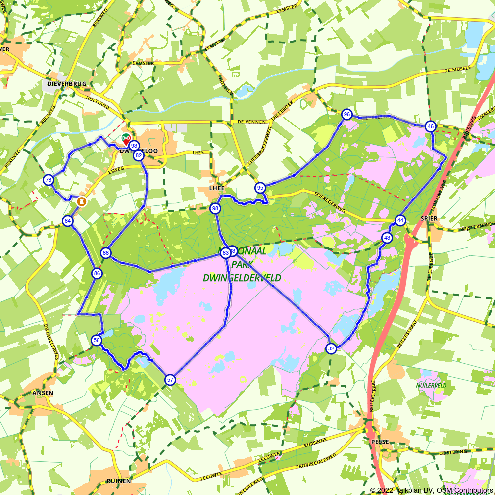 A tour of Dwingelerveld and Castle Oldengaerde - Westerveld - Cycling ...