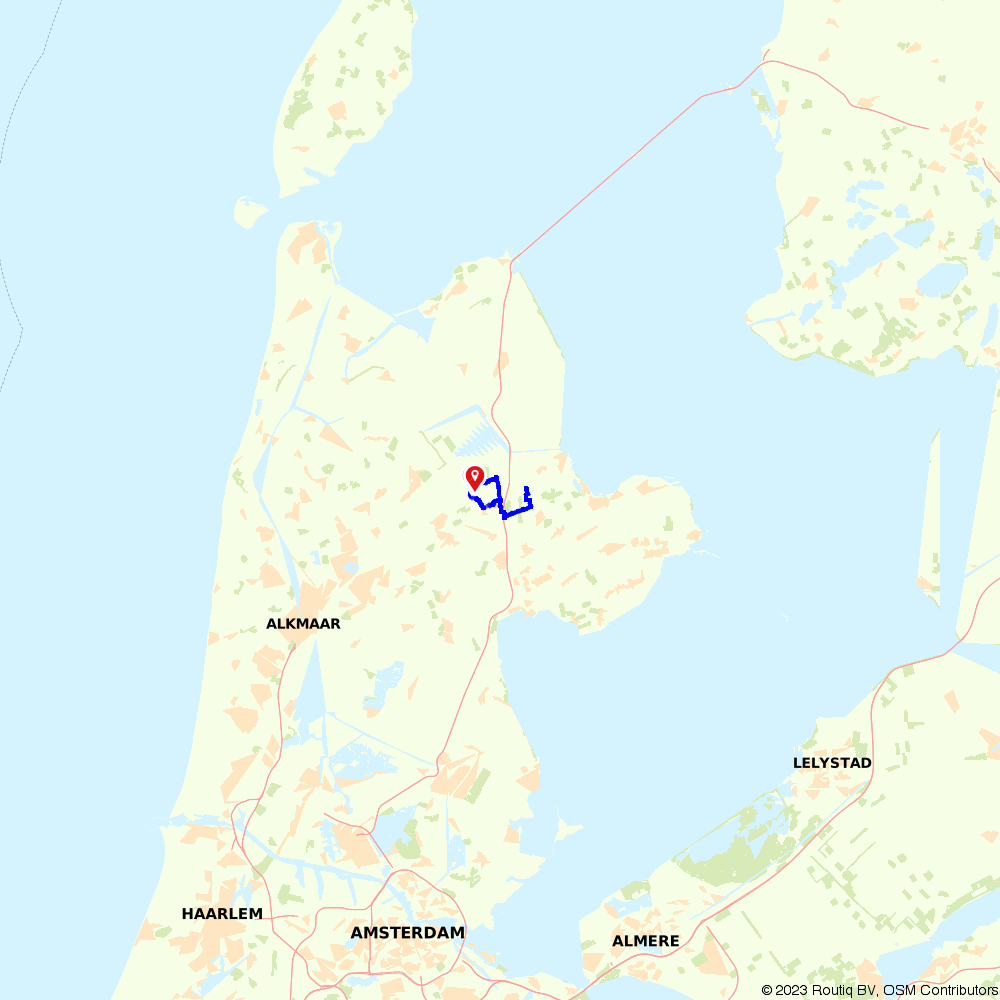 Route De Weere - Opmeer - Hiking route | Route.nl