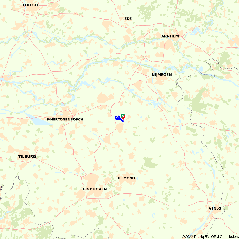 rondje maashorst en slingerpad - Uden - Wandelroute | Route.nl