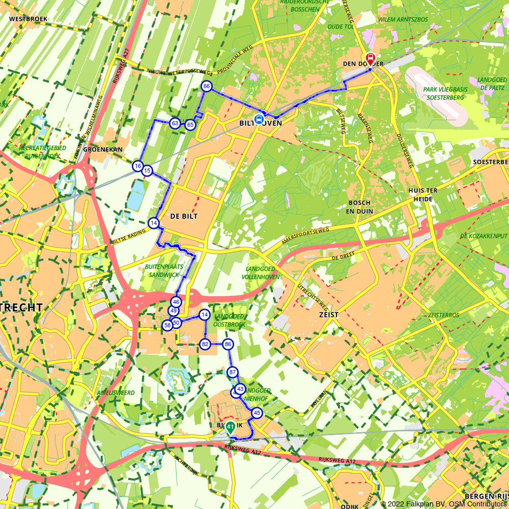 3217026 Bunnik to Den Dolder