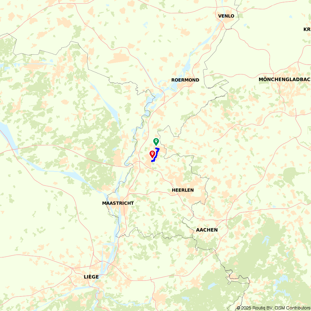 Walking from Sittard station to Geleen station - Sittard - Hiking route ...