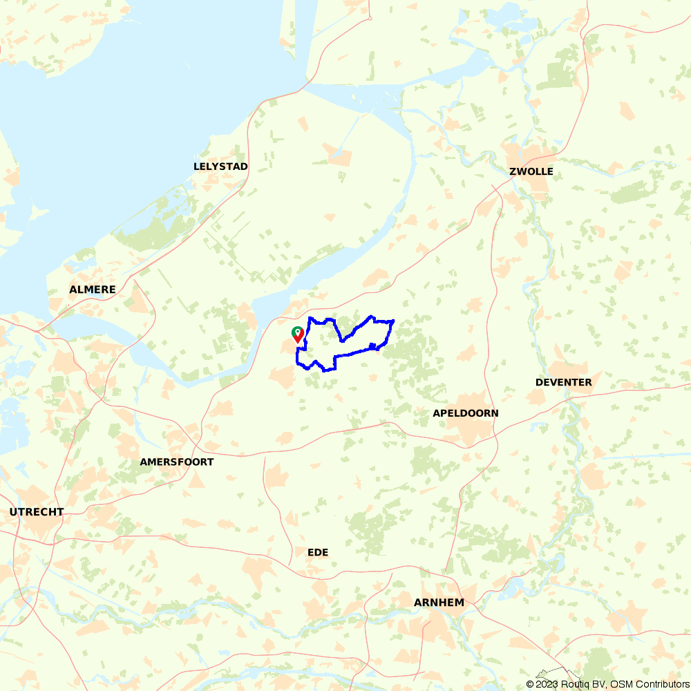 ermelo-ermelo - Ermelo - Cycling route | Route.nl