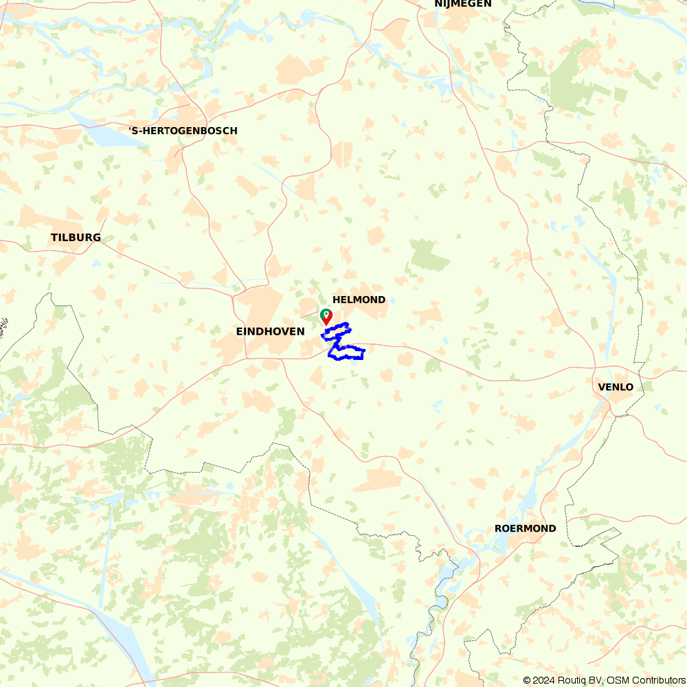 Mierlo and the Strabrechtse Heide - Geldrop-Mierlo - Cycling route ...