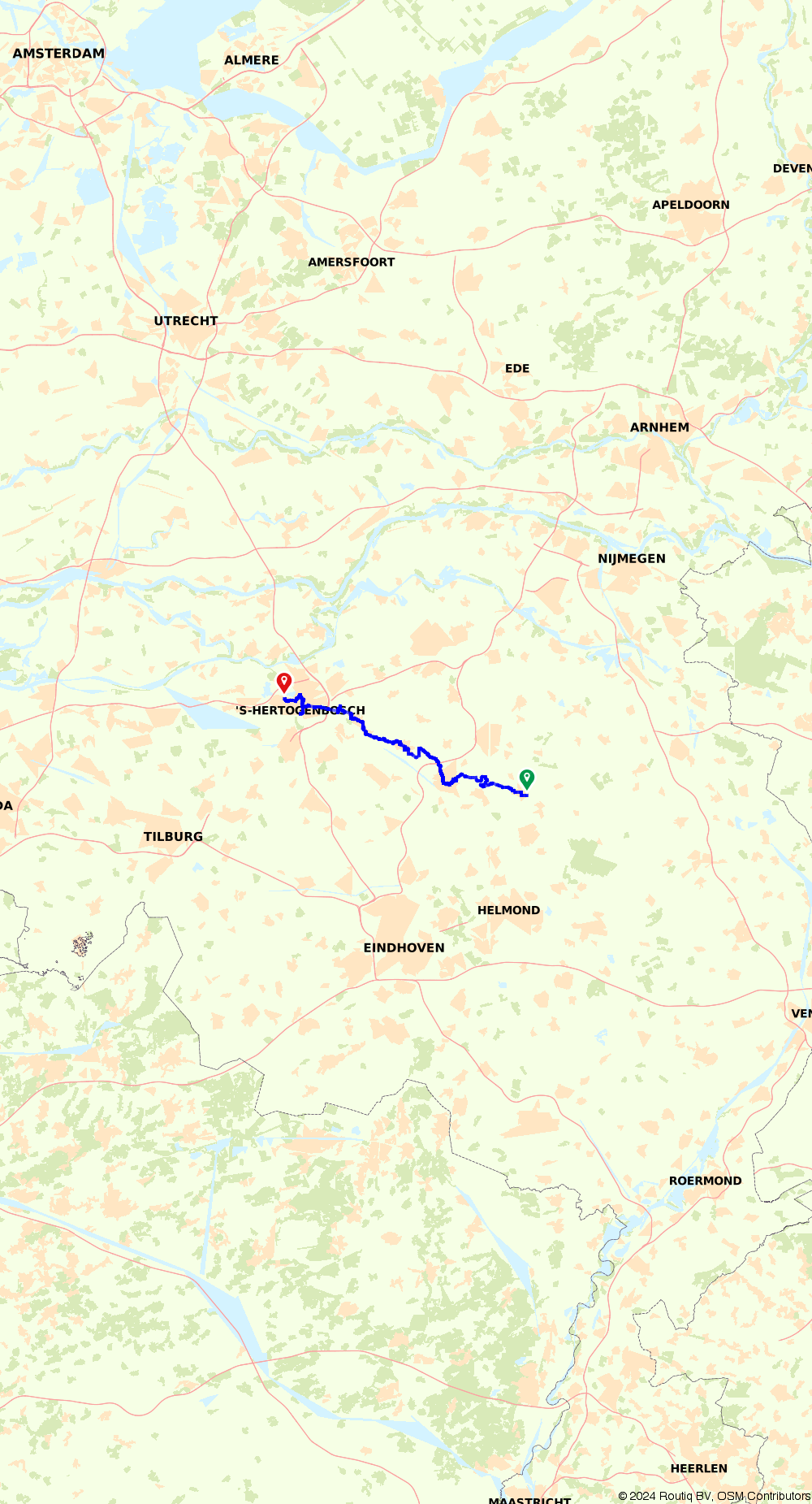 erp - Boekel - Cycling route | Route.nl