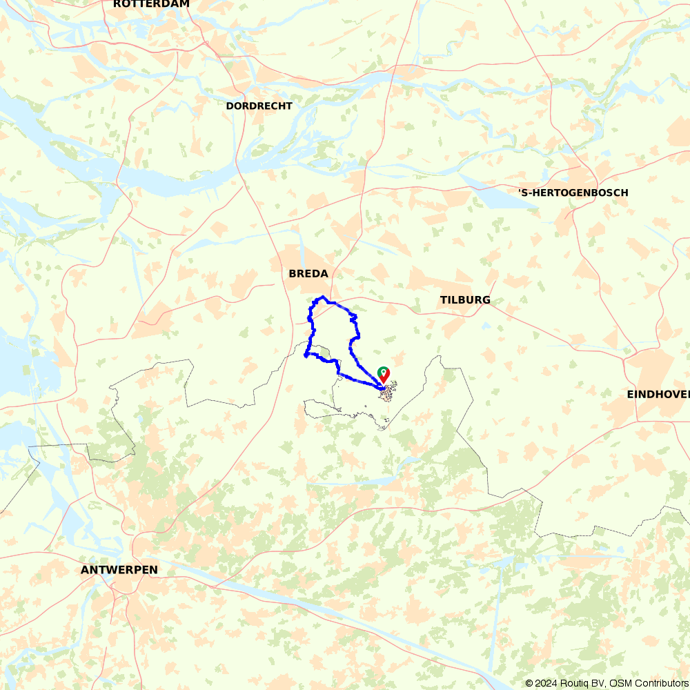 Nature knows no boundaries - Baarle-Hertog - Cycling route | Route.nl