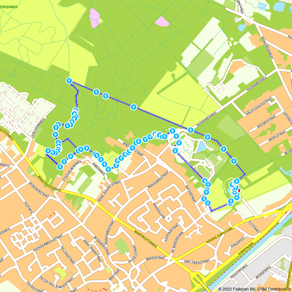 Hoge Kempen National Park - Pietersheim: Blue route 8km - Lanaken ...