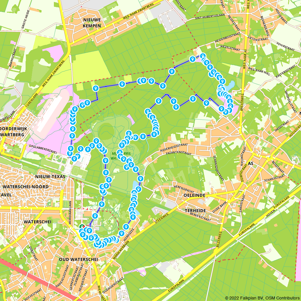 Hoge Kempen National Park - Thorpark: Yellow route 16km - Genk - Hiking ...
