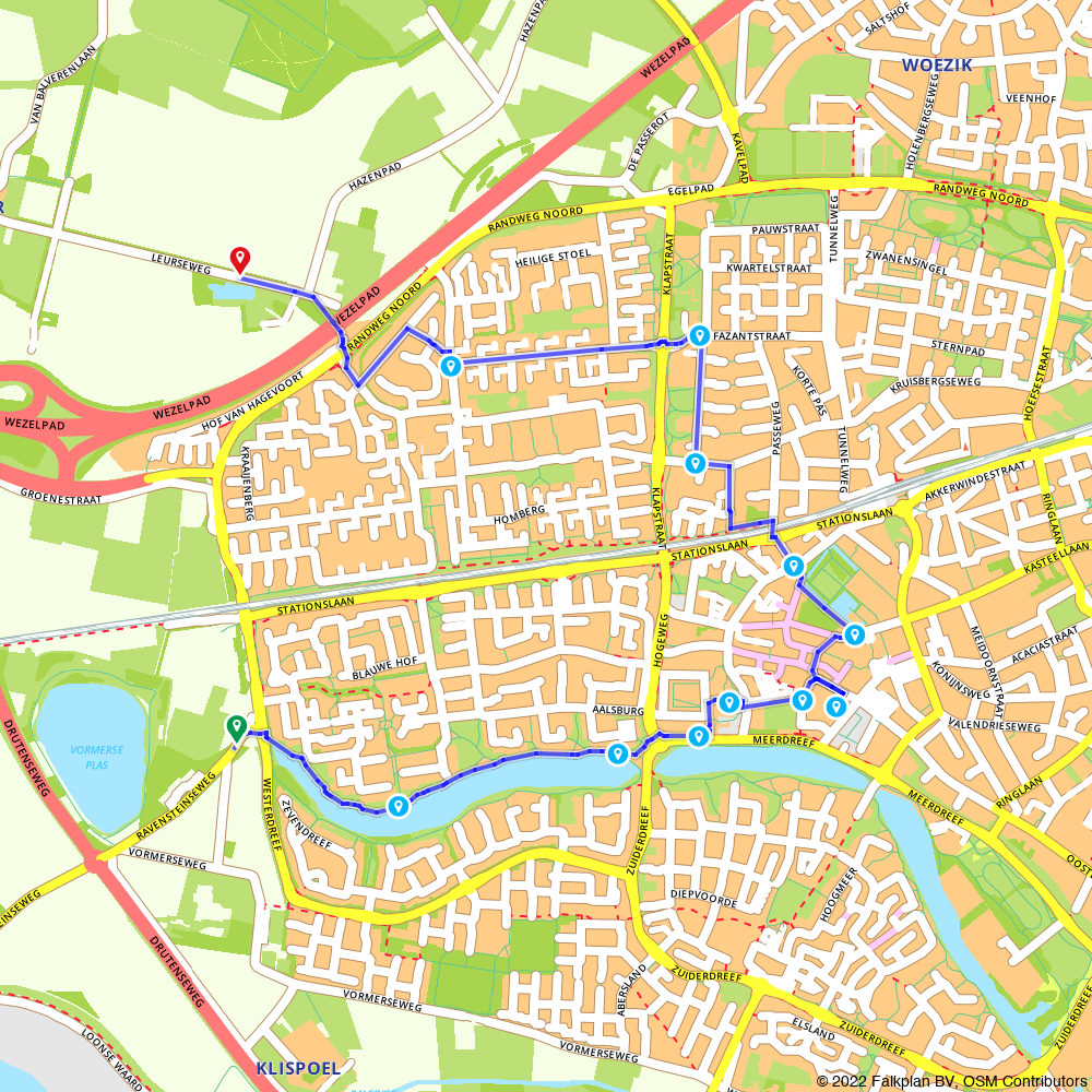 3256875 Additional route through Wijchen for the "Walk-of-Wisdom"