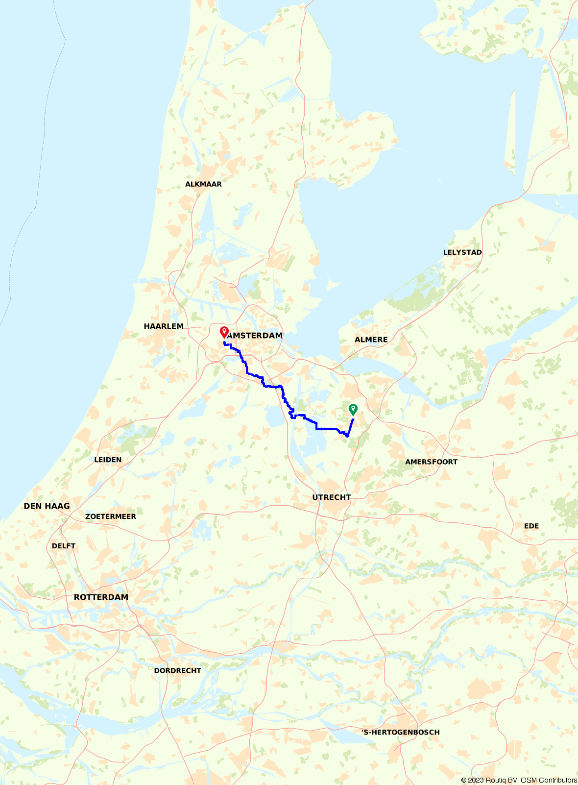 326484 From Hilversum to Amsterdam