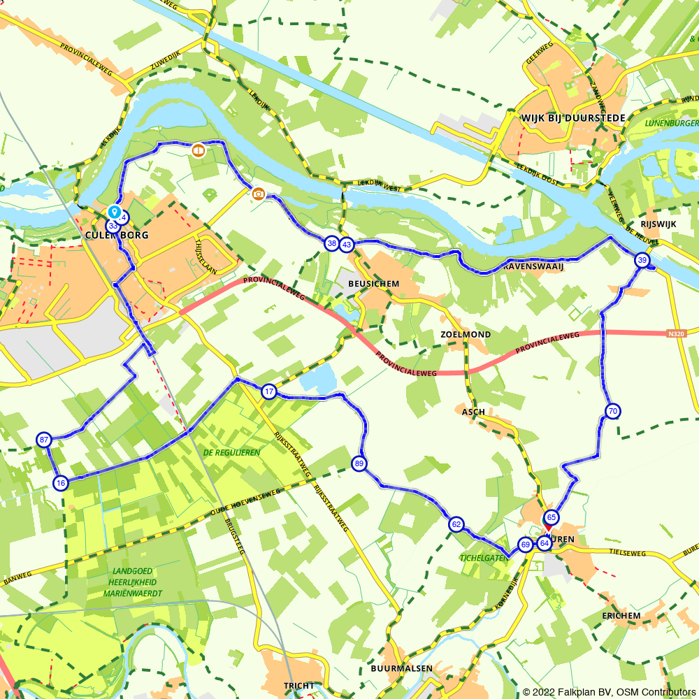 3265442 From Buren to Culemborg