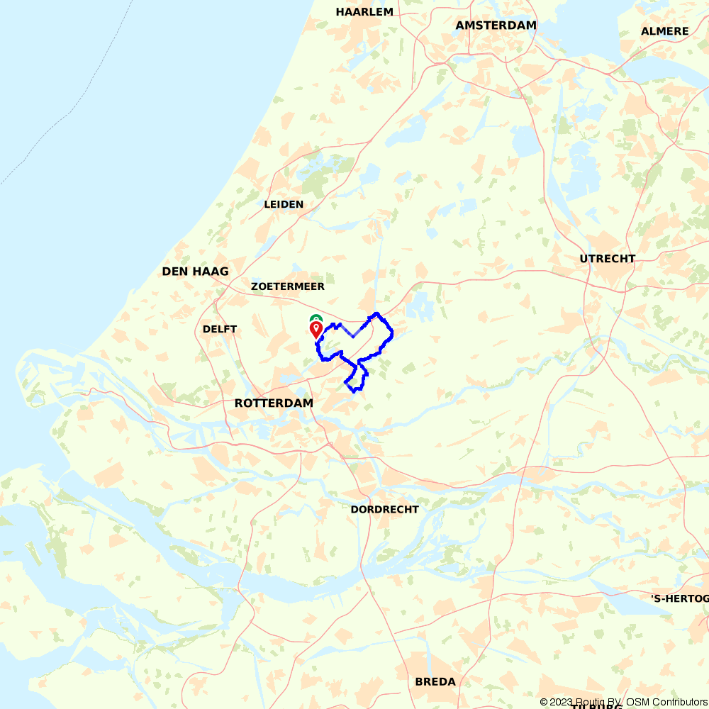 Southplaspolder route - Lansingerland - Cycling route | Route.nl