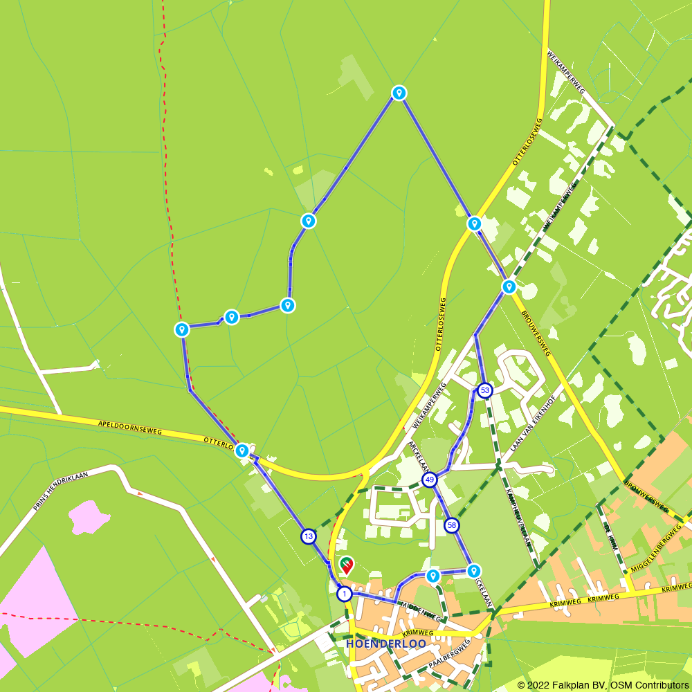 3279079 Walk through Hoenderloo and the Hoenderlose Bos