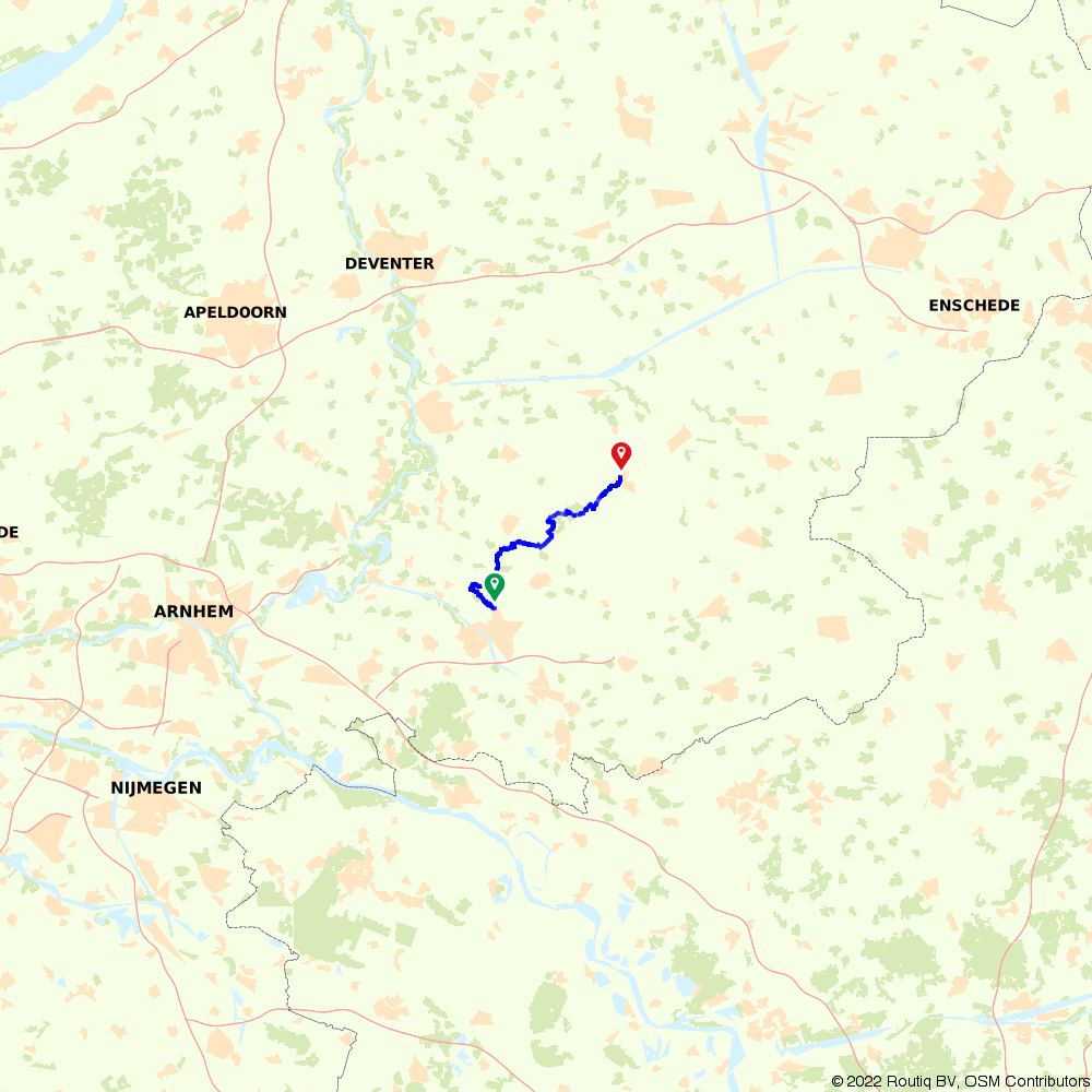 ruurlo - Doetinchem - Cycling route | Route.nl