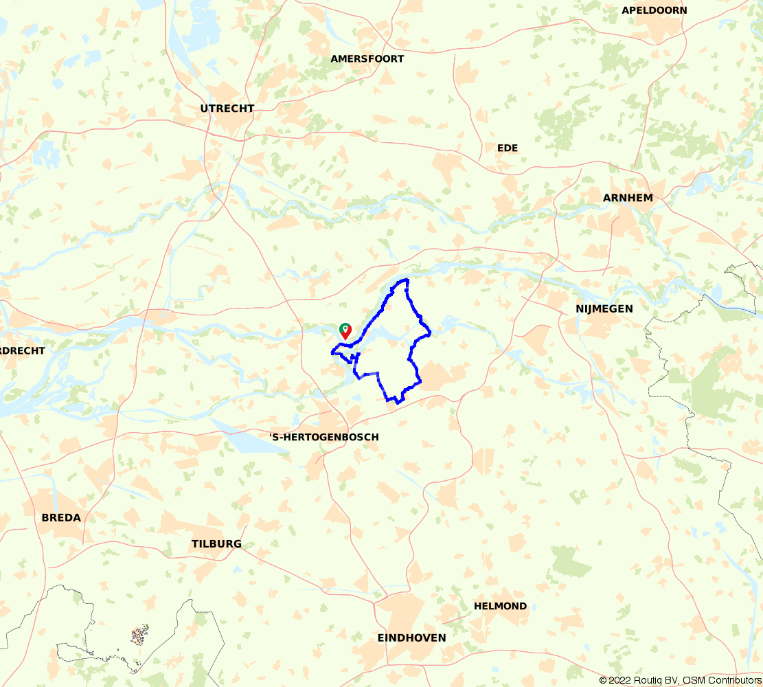 rosmalen - Maasdriel - Fietsroute | Route.nl