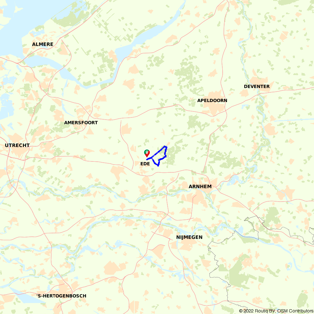 mussel - Ede - Cycling route | Route.nl