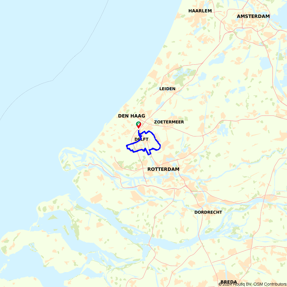 rondje delftland - Rijswijk - Fietsroute | Route.nl