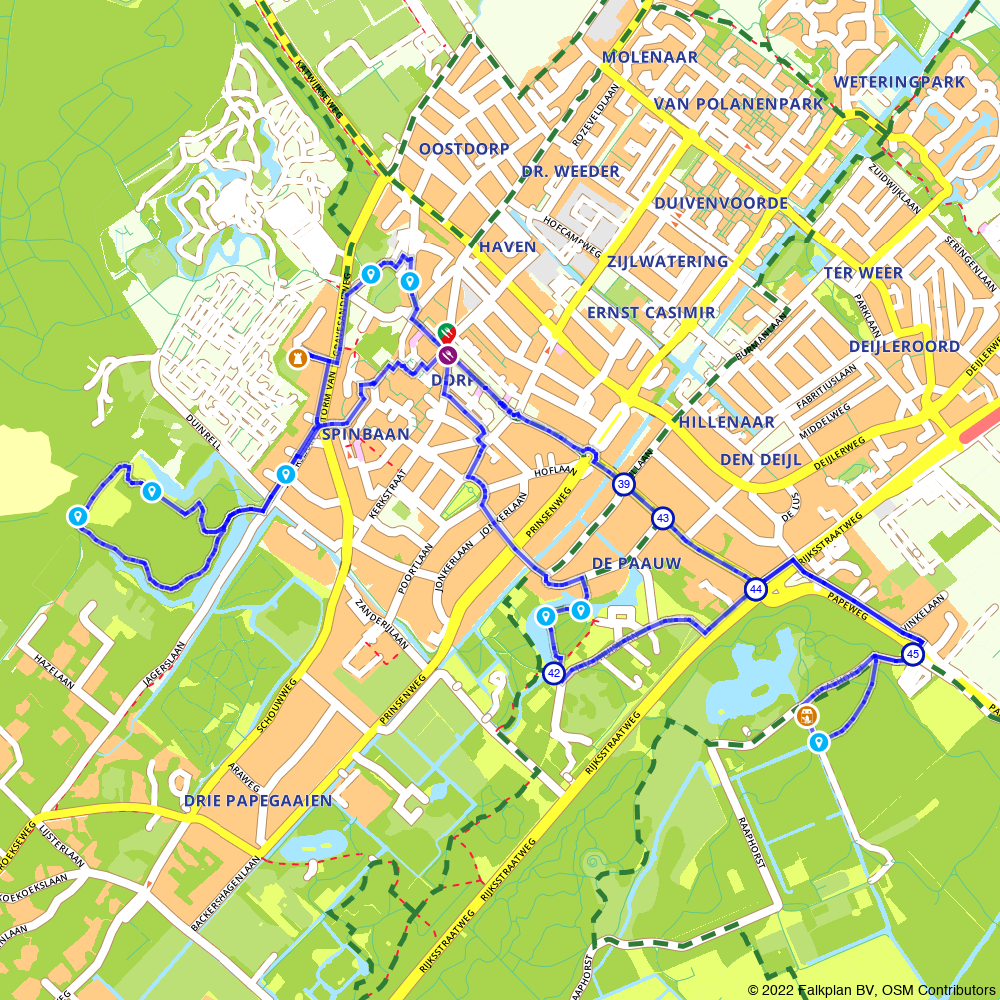 Walking near Wassenaar: dunes and estates - Wassenaar - Hiking route ...