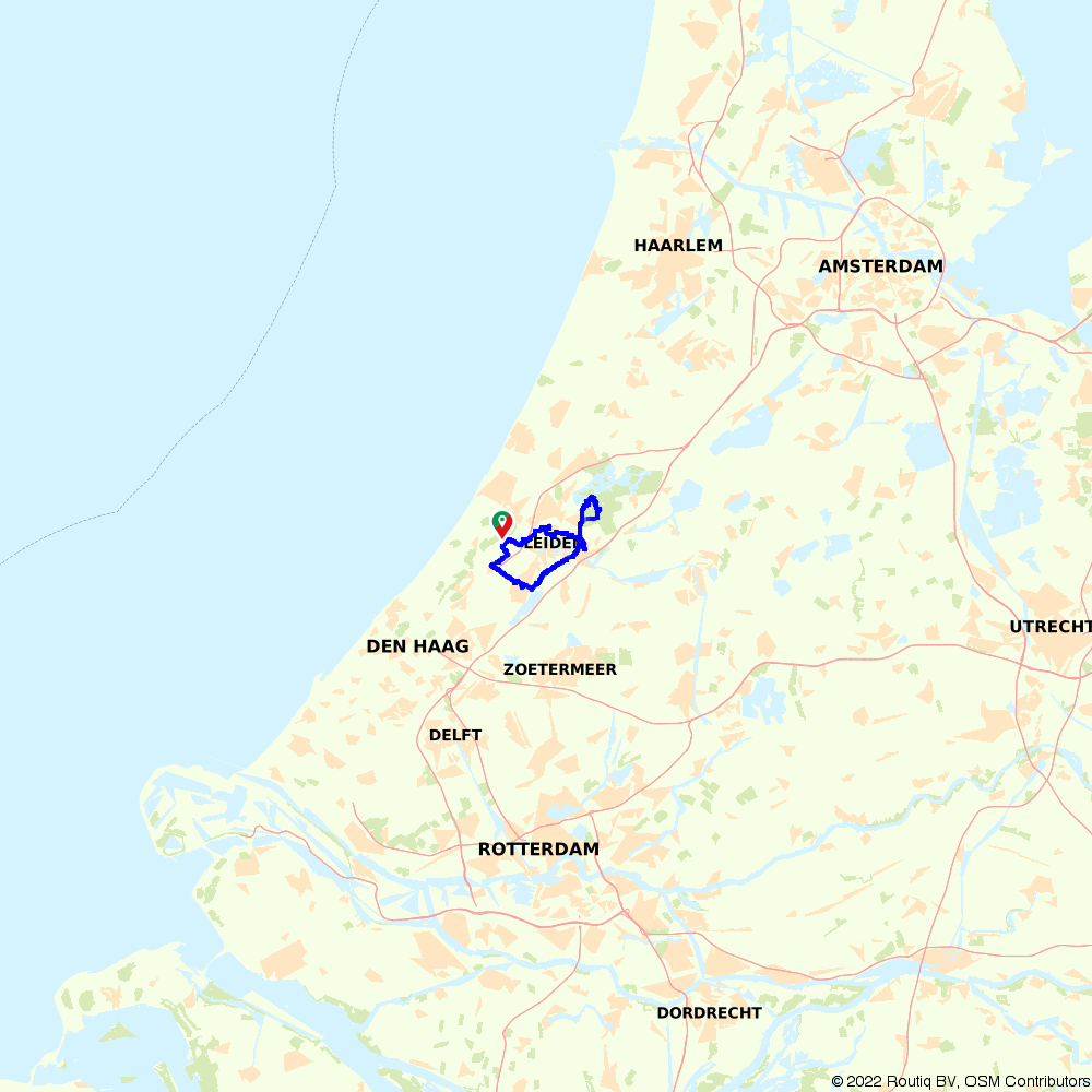 Routiq - 3326803 around Leiderdorp