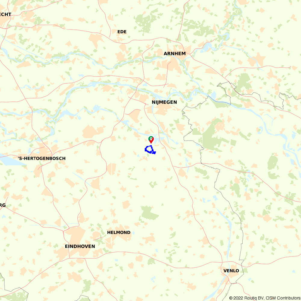Estate Route - Cuijk - Hiking route | Route.nl